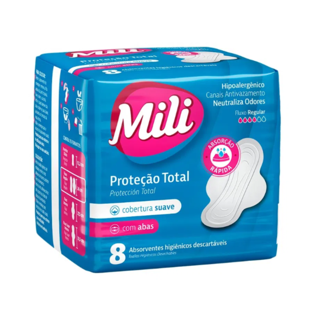 Adherente Mili protección total 8 unidades - Tienda Popular
